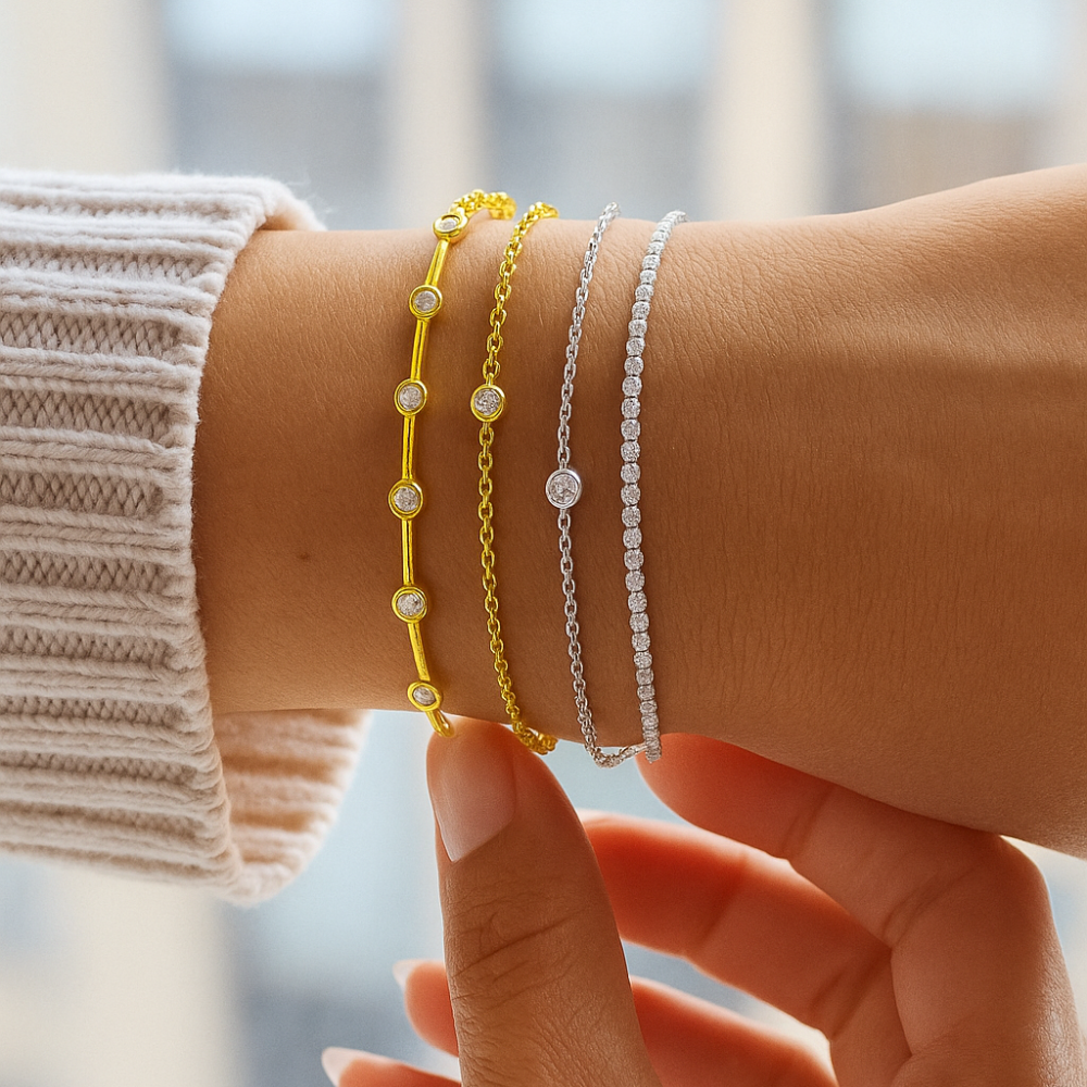 Buy Diamond Bracelets for Women Online | Capucelli